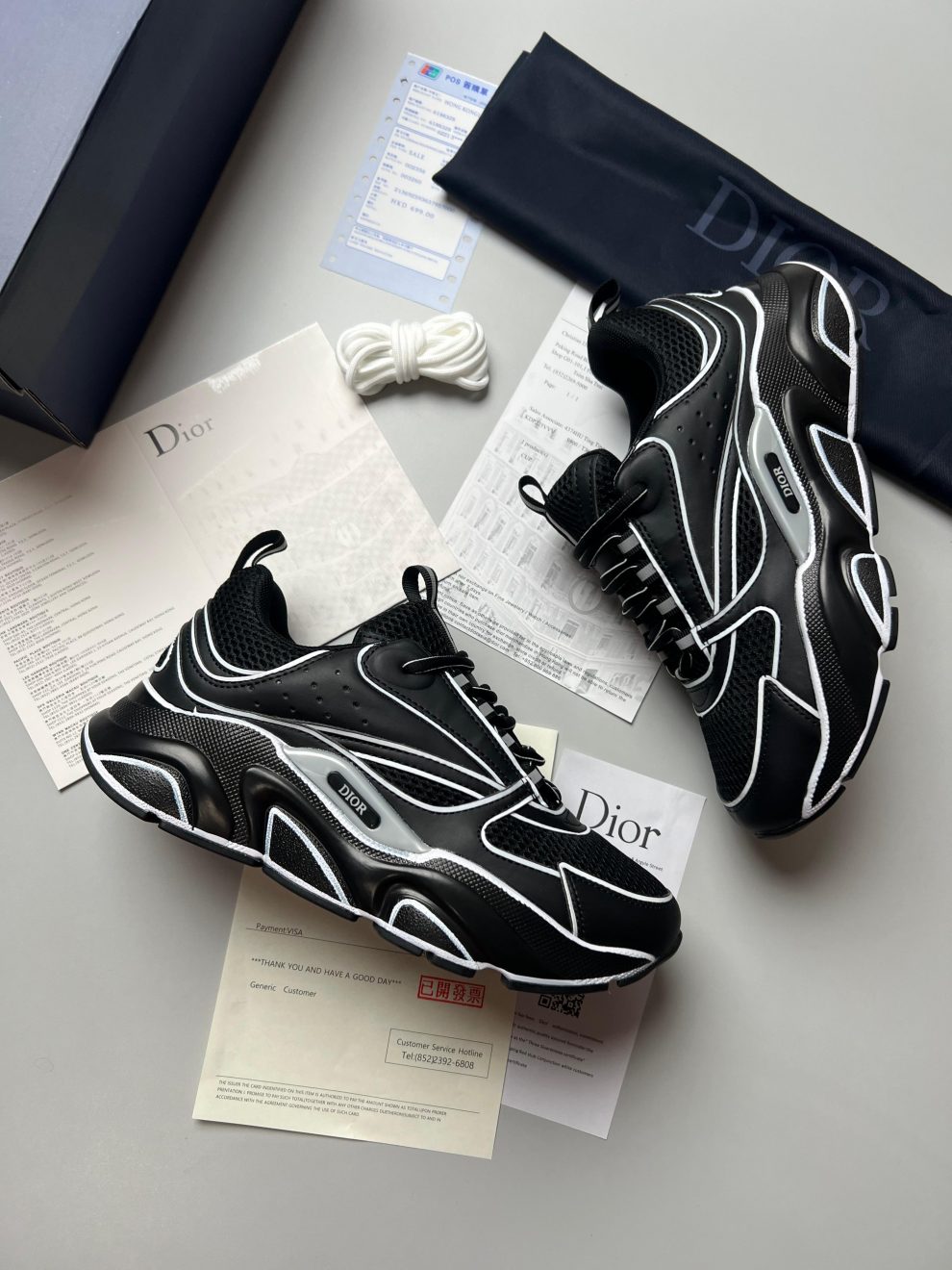 DIOR B22 DRAW BLACK – 2fika & TietarShoes