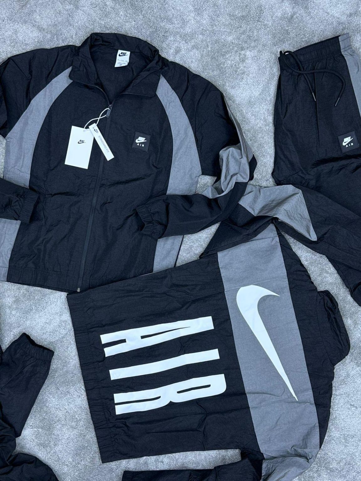 CHANDAL NIKE AIR NEGRO GRIS – 2fika & TietarShoes